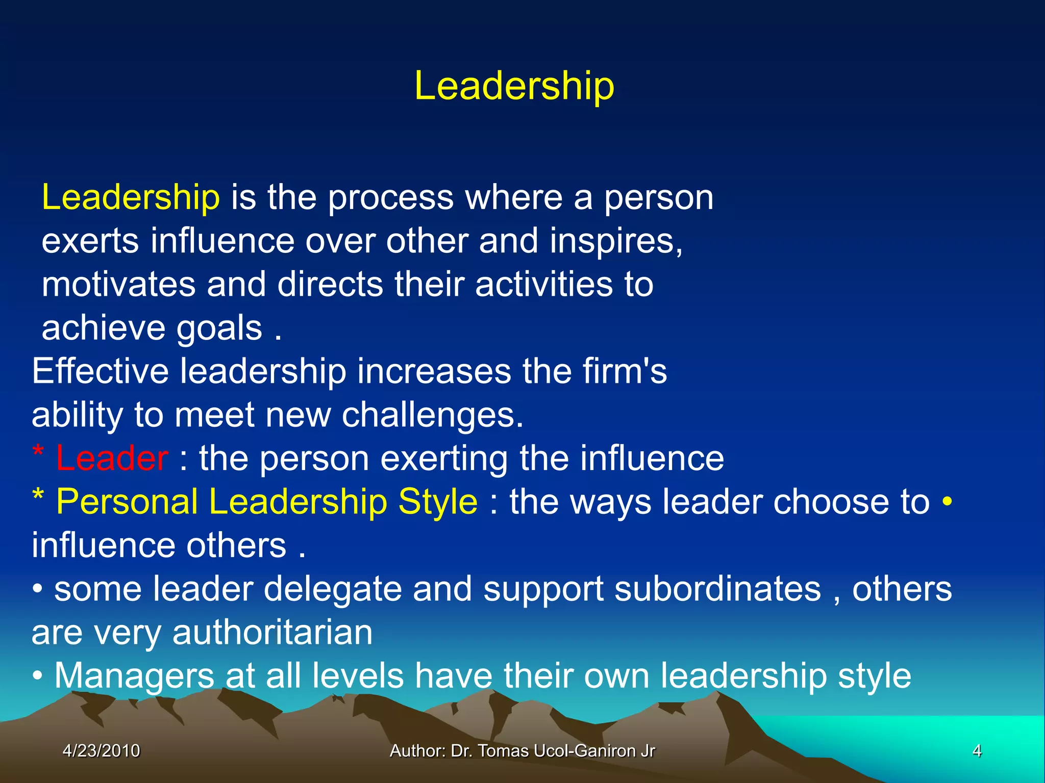 Project Leadership | PDF