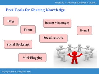 Sharing Knowledge is power | PPT