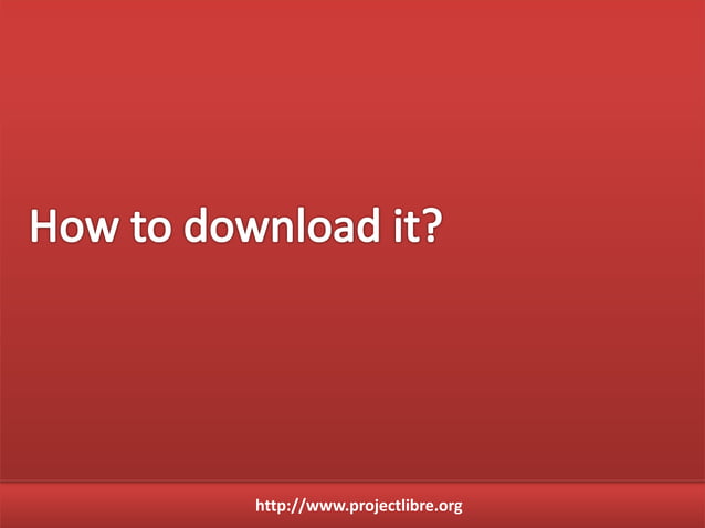 Project libre1.5 - Lesson 2 - Installation requirements | PPSX | Operating Systems | Computer ...