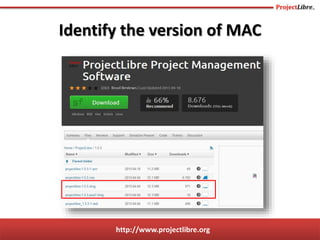 Project libre1.5 - Lesson 2 - Installation requirements | PPSX