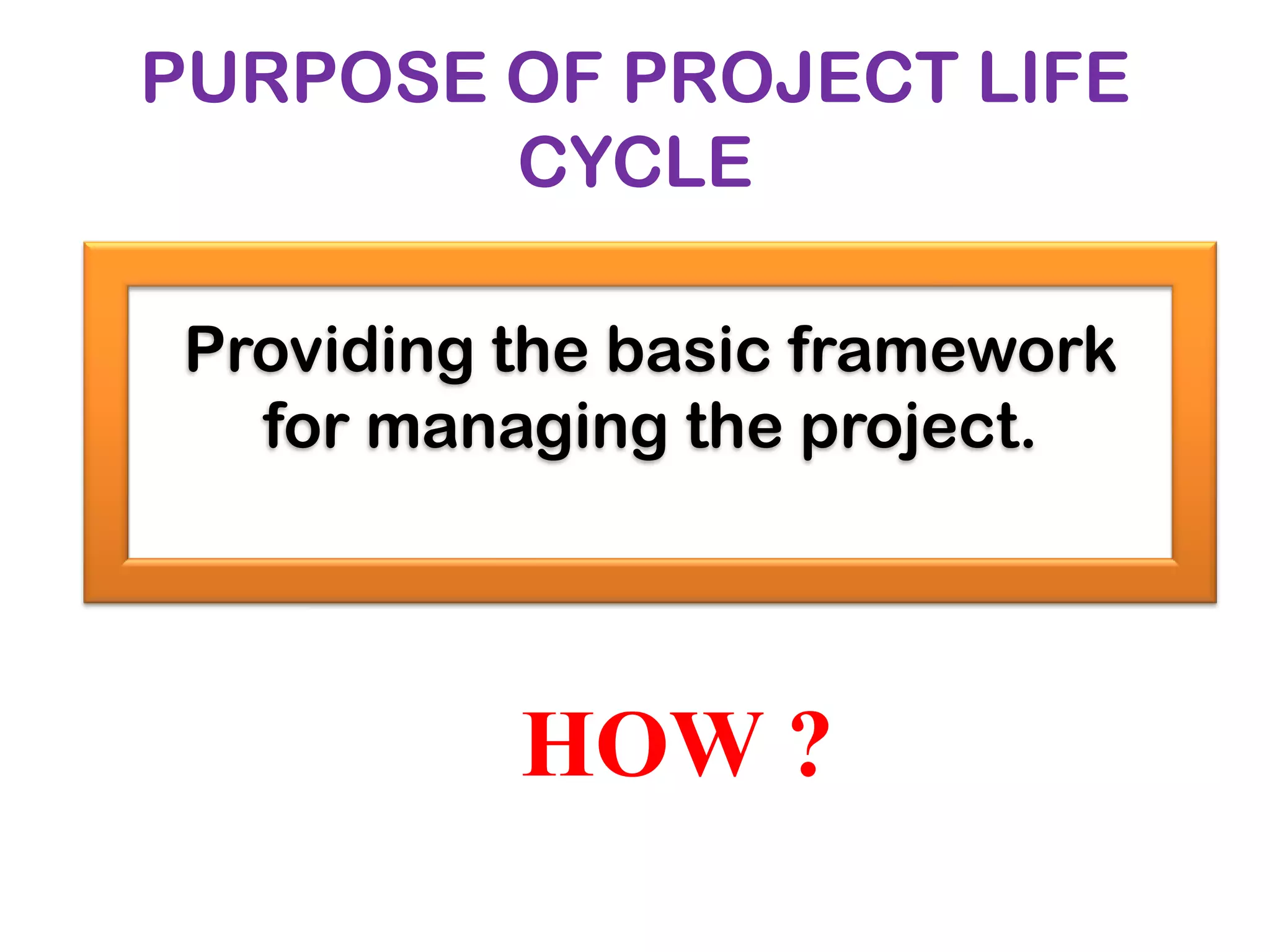 Project life cycle | PPTX