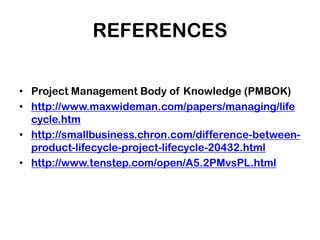 Project life cycle | PPTX
