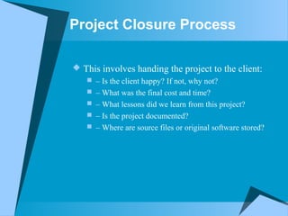 Project lifecycle | PPT