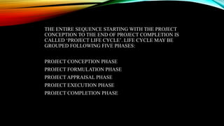 PROJECT LIFE CYCLE | PPTX
