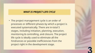 Comprehensive Guide to the Project Life Cycle and Its Phases | PPTX