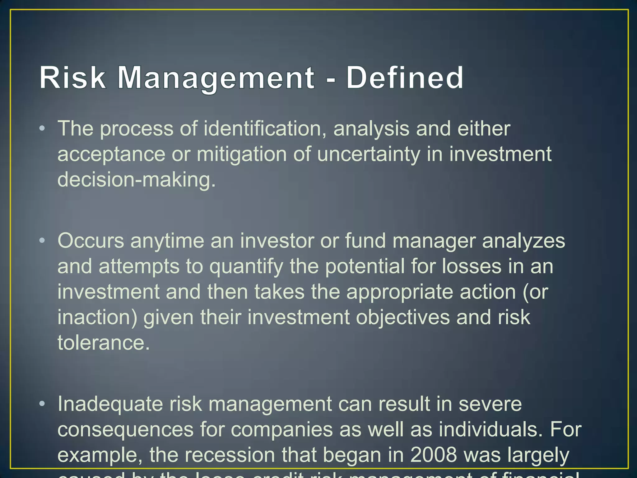Project Life Cycle and Phases with Risk Management discussion | PPTX