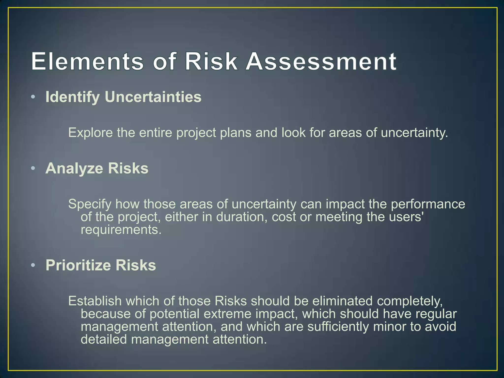 Project Life Cycle and Phases with Risk Management discussion | PPTX