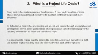 Project life cycle and scope management | PDF