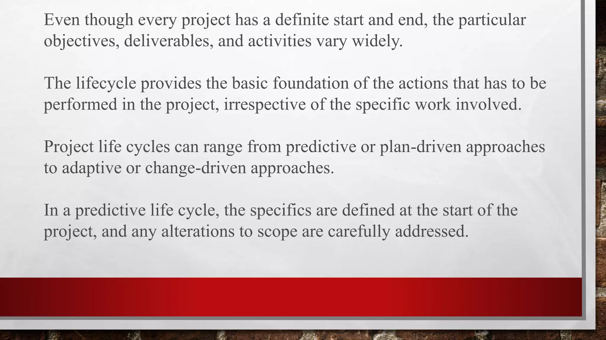 Project life cycle | PPTX