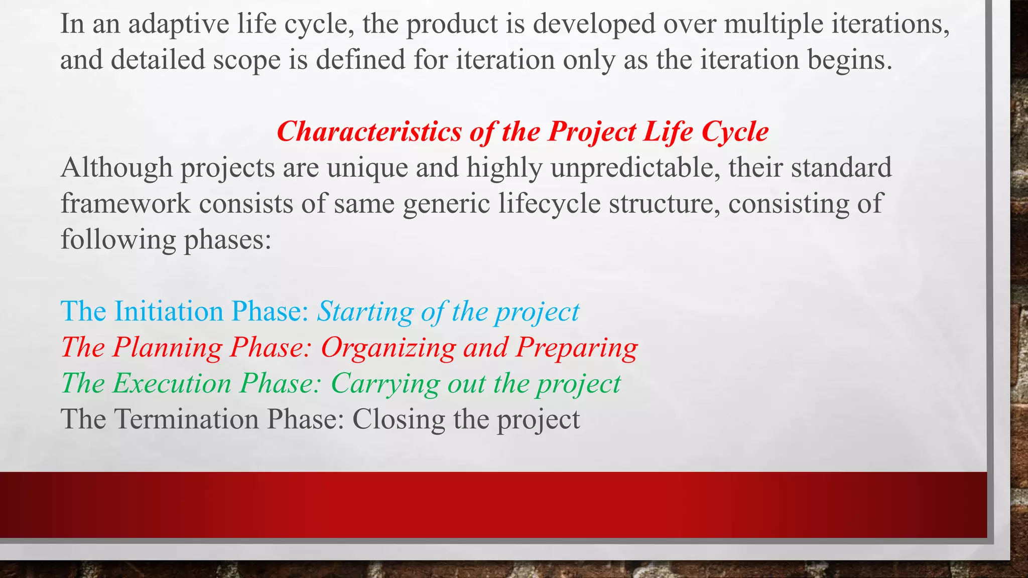 Project life cycle | PPTX