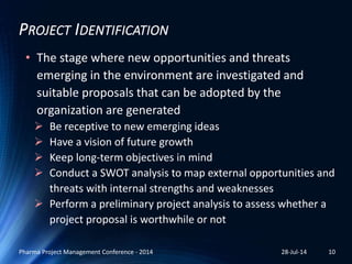 Project lifecycle management @ Pharma Project Management Conference ...