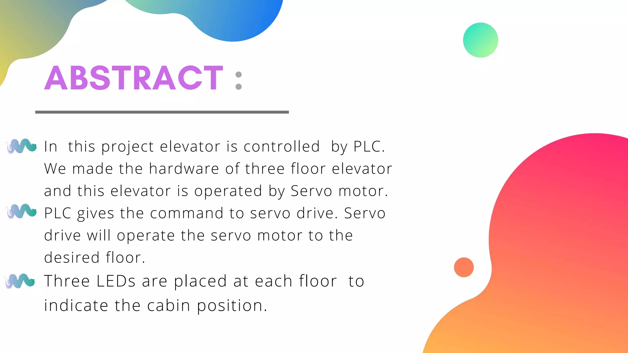 Plc based elevator | PPTX