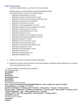 Credit Risk Assessment using Machine Learning Techniques with WEKA | PDF