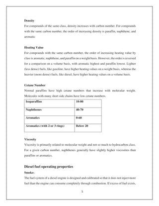 Diesel fuel Literature Review | PDF