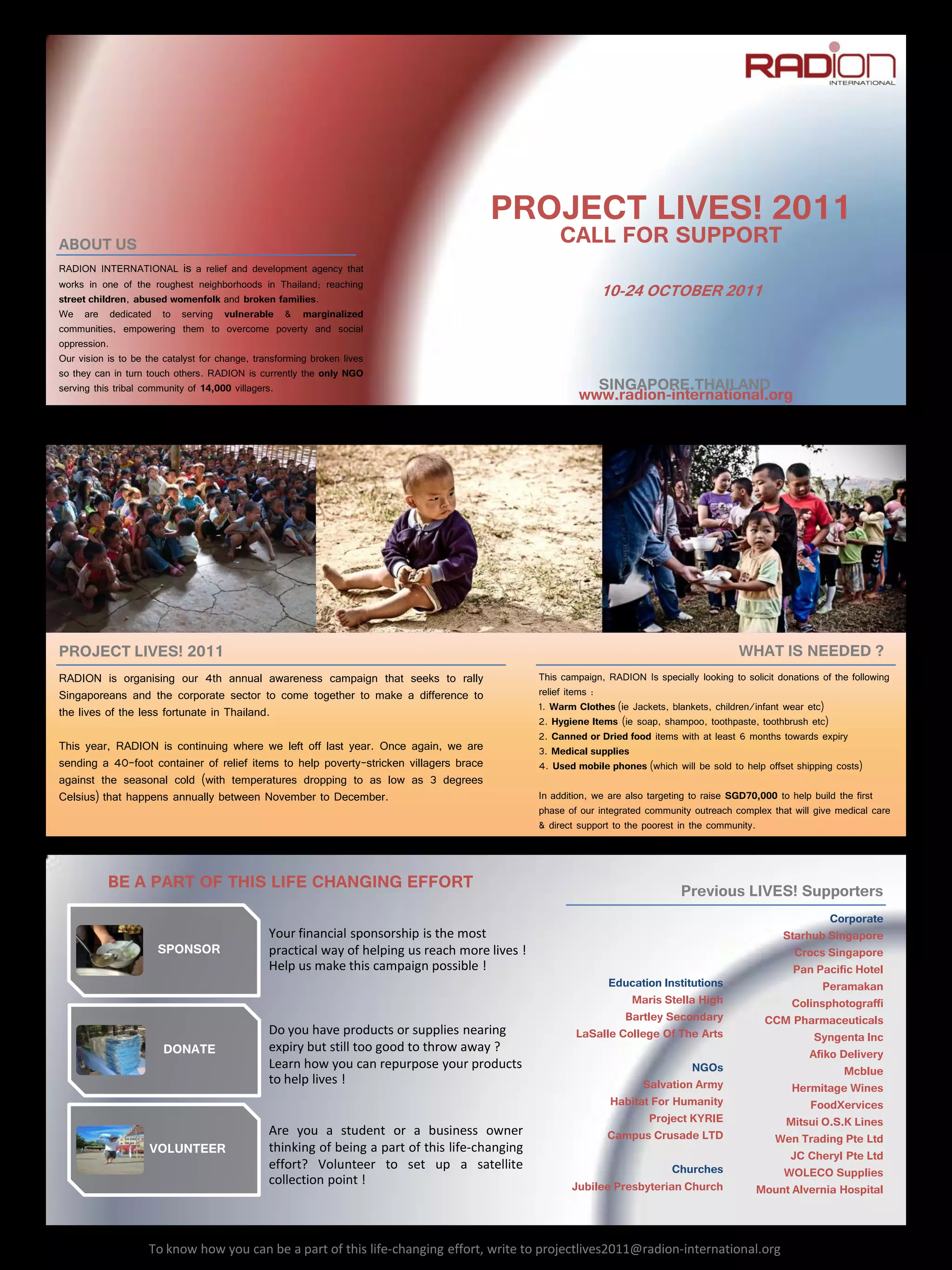 Project lives! 2011 | PDF