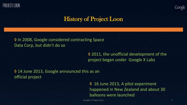 Project loon | PPT