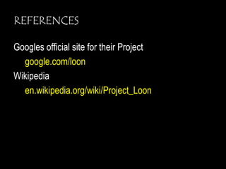 Project loon | PPT