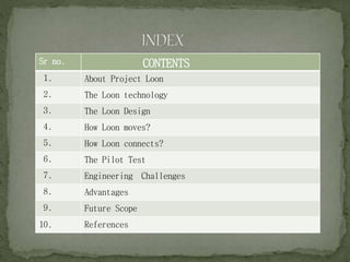 Project loon ppt | PPTX