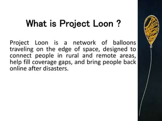 Project loon | PPT