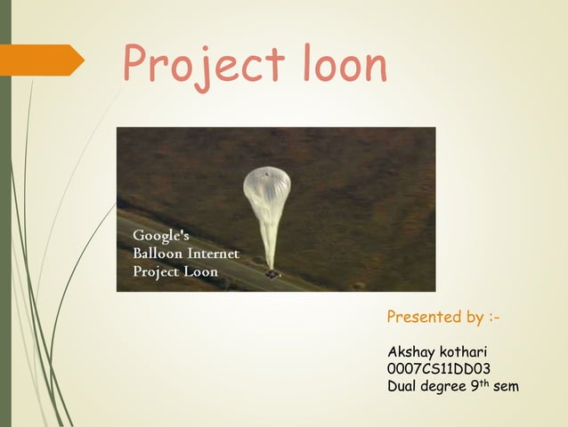 Project loon | PPT