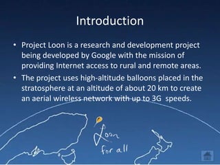 Project loon | PPT