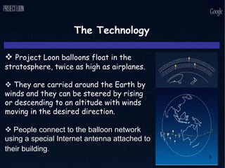 Google | Project Loon | Internet Ballon | PPT
