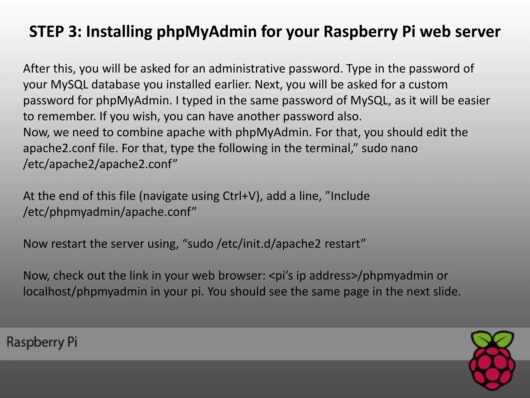 Project-make a public website server using raspberry pi | PPT