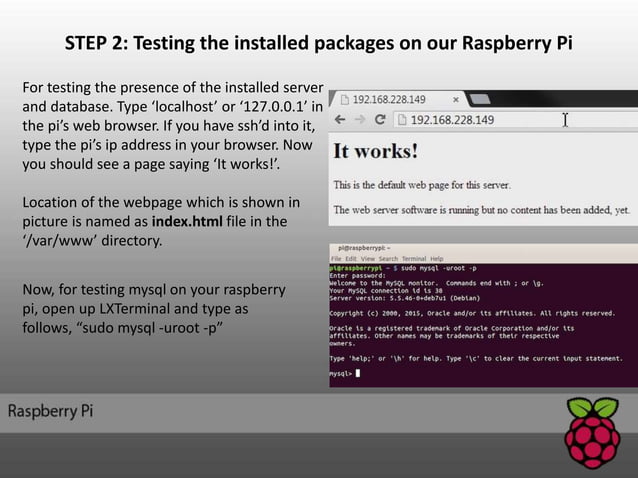 Project-make a public website server using raspberry pi | PPT
