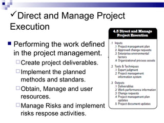 Project managemenet knowledge areas | PPT