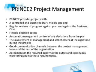 Project management slide - Introduction | PPT