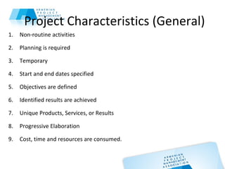 Project management slide - Introduction | PPT