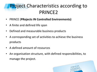 Project management slide - Introduction | PPT