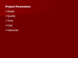 Project Management | PPT