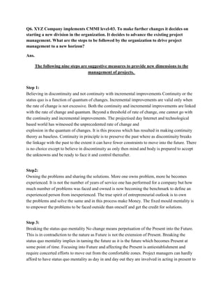 Project management | DOCX