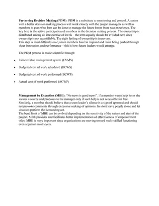 Project management | DOCX