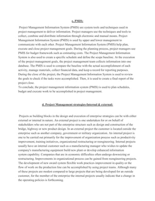 Project management | DOCX