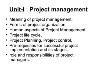 Project management | PPT