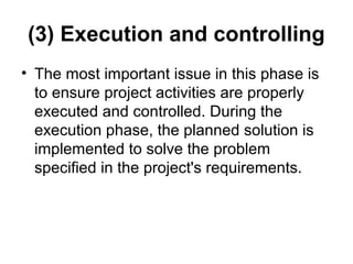 Project management | PPT | Business | Business and Finance