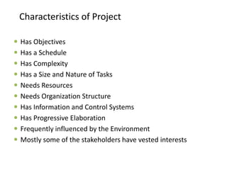 Project management | PPTX