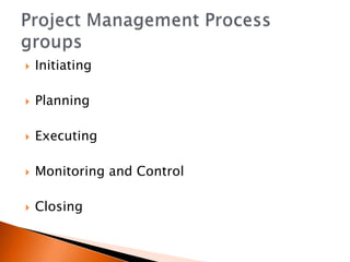 Project management | PPTX