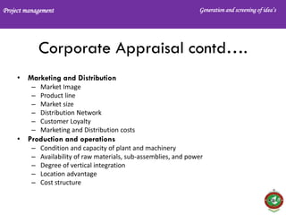 Generation of Project Idea | PPTX