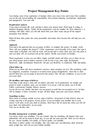 Project management | PDF