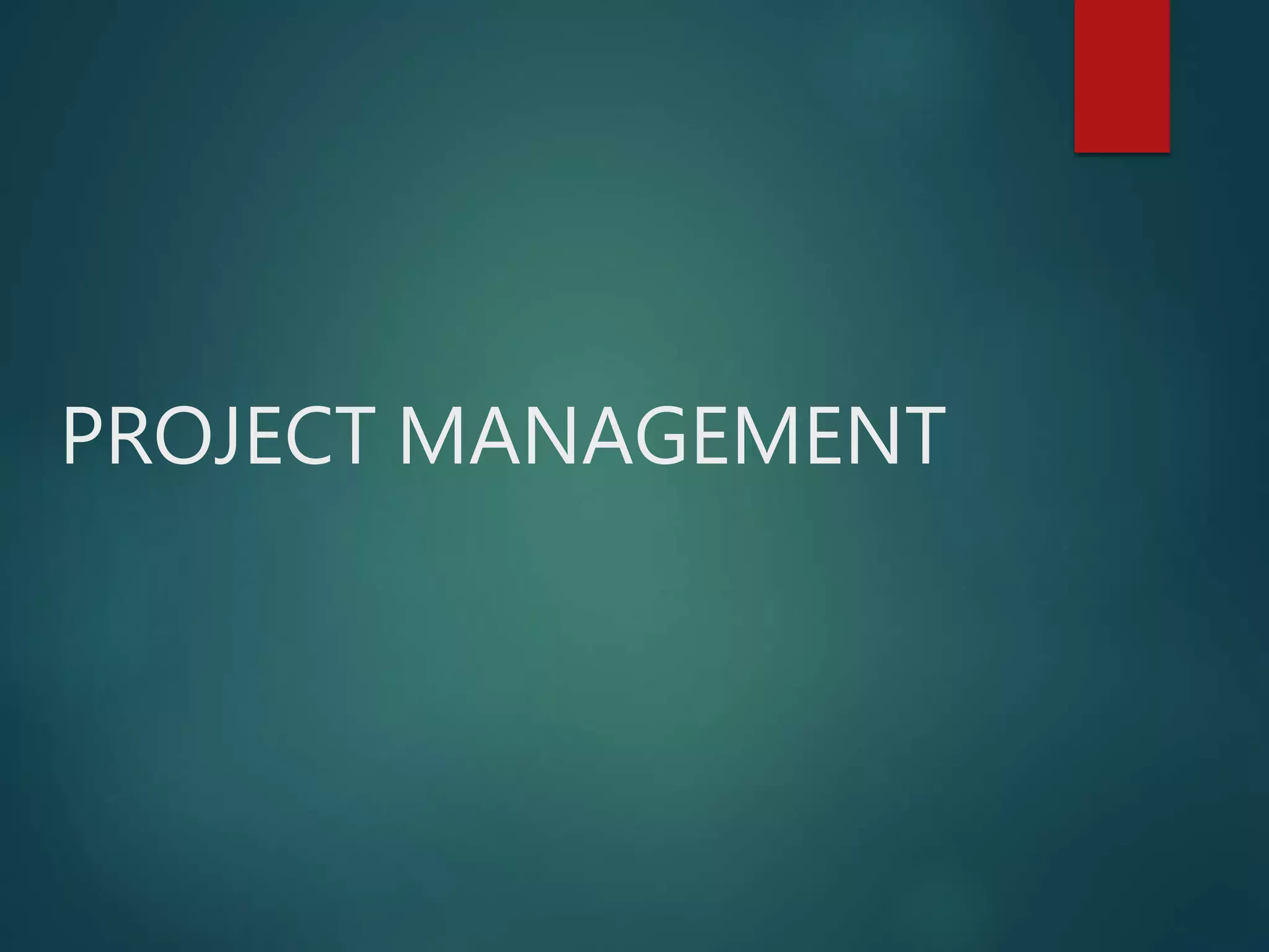 Project management PPT | PPTX