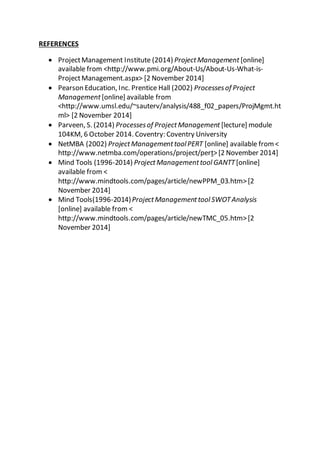 Project management | PDF