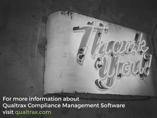 Project Management with Qualtrax | PDF