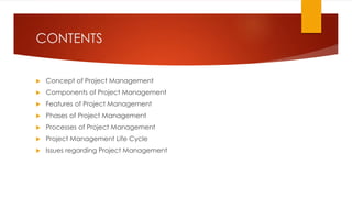 Project management | PPTX