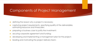 Project management | PPTX