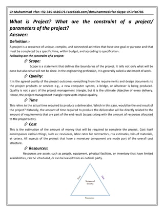 Project management | PDF