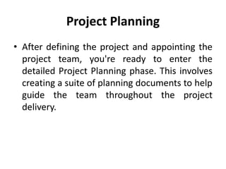 Project management life cycle | PPTX