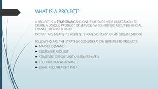 Project management- Operation Management | PPTX